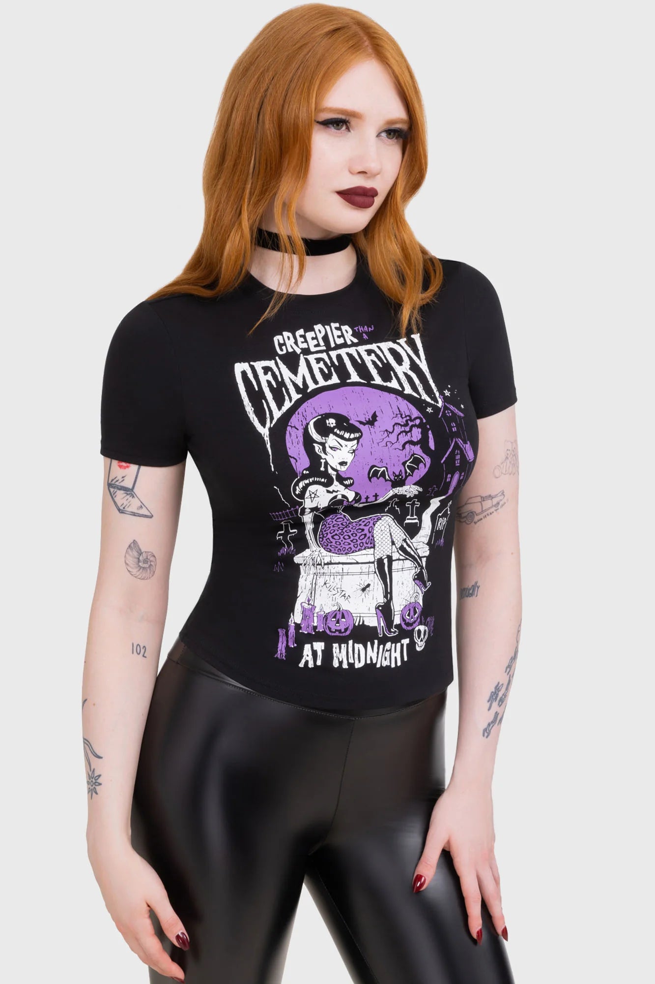 Cemetery T-Shirt Killstar - Colours Shop
